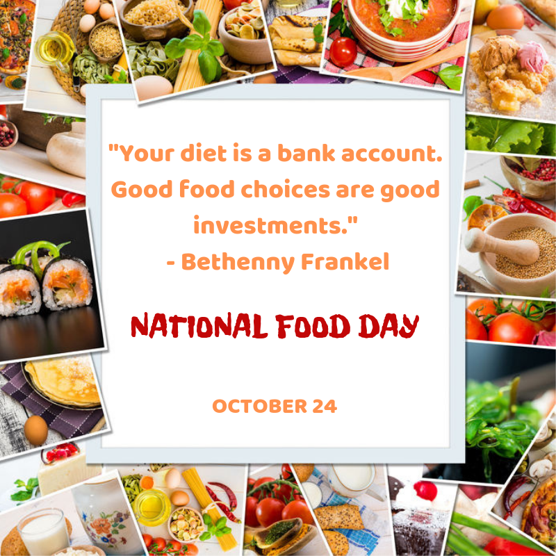 October 24 Is National Food Day Orthodontic Blog Myorthodontists info